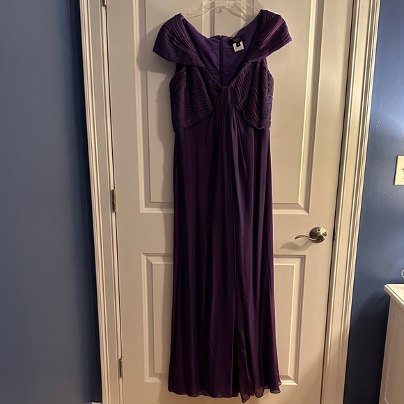 Tadashi Shoji | Dresses | Tadashi Shoji Deep Purple Maxi Dress Color ...